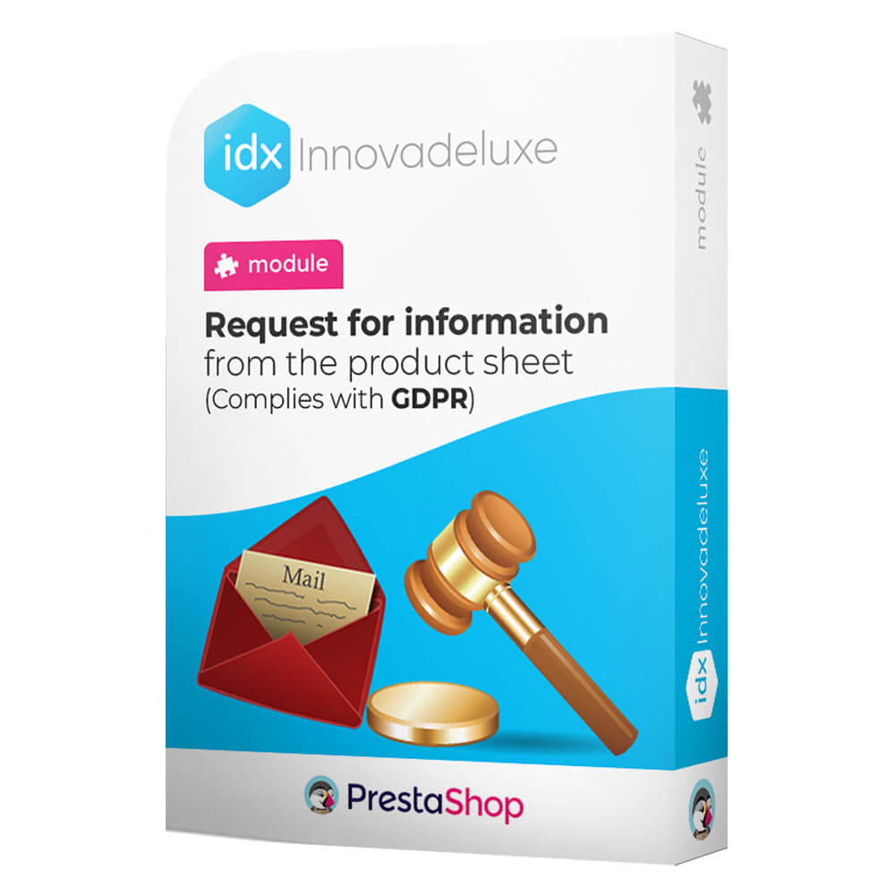 Contact form module on product page (RGPD compliant) - IDX