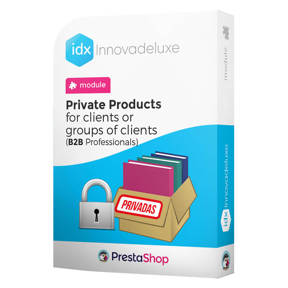 Private product module per customer and customer groups | IDX