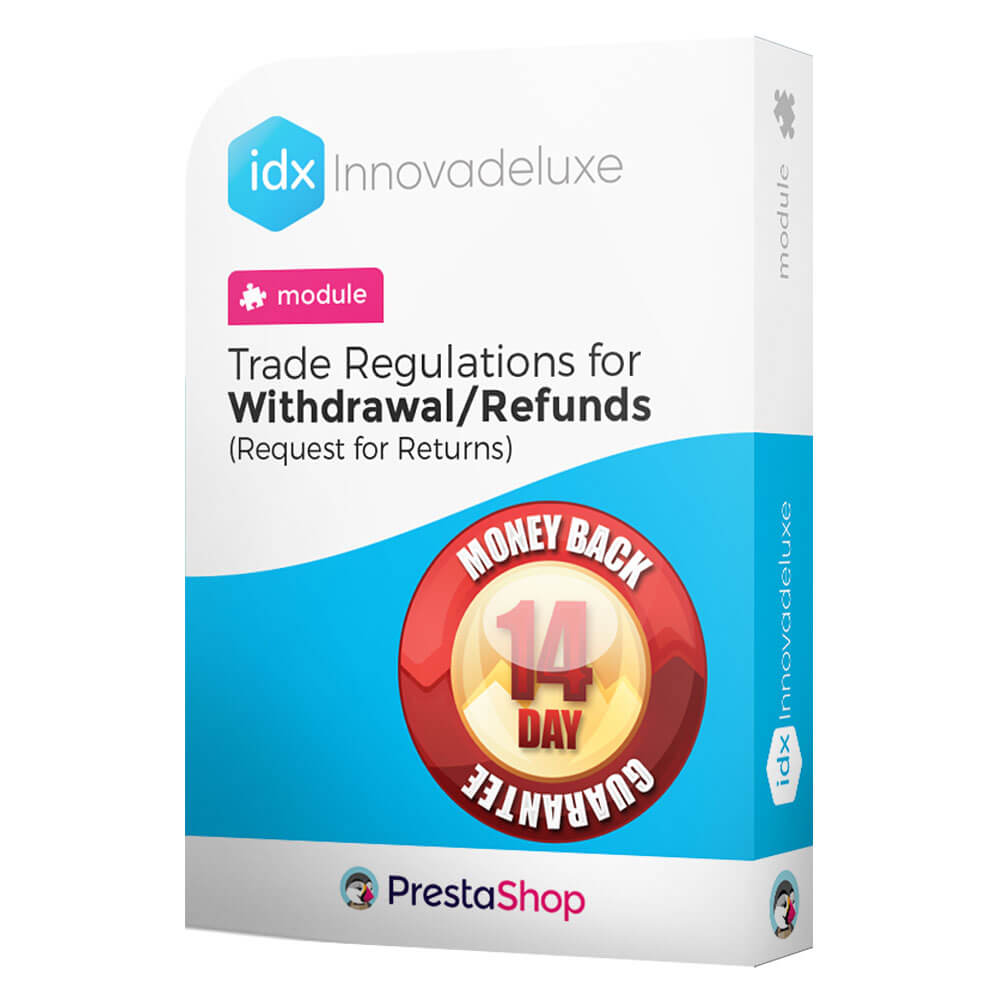 Returns manager module ( withdrawal regulations). - Innovadeluxe